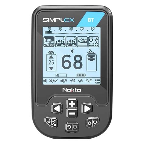 Nokta Simplex Bt Metal Detector Waterproof And Bluetooth Enabled