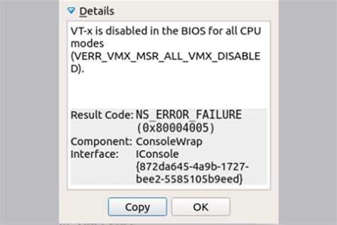 Fixes Vt X Is Disabled In The Bios For All Cpu Modes Artofit