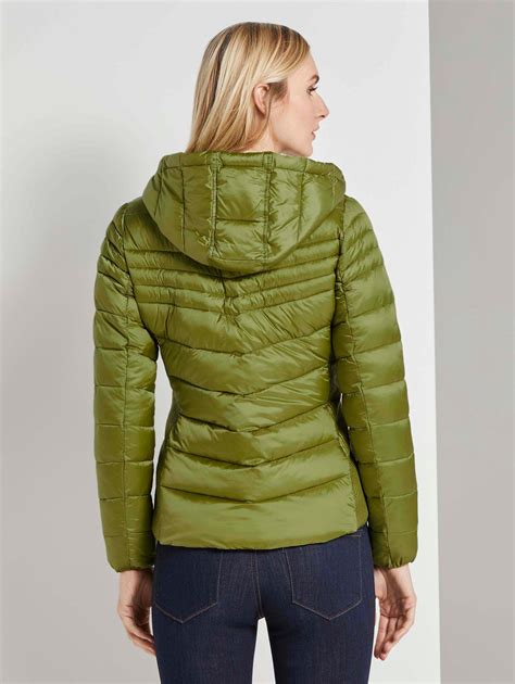 Lightweight Steppjacke Mit Kapuze Grün Von Tom Tailor