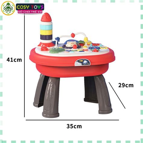 Bàn Học đồ Chơi Bận Rộn đa Chức Năng Vui Nhộn Dành Cho Các Bé Từ 3 Tuổi