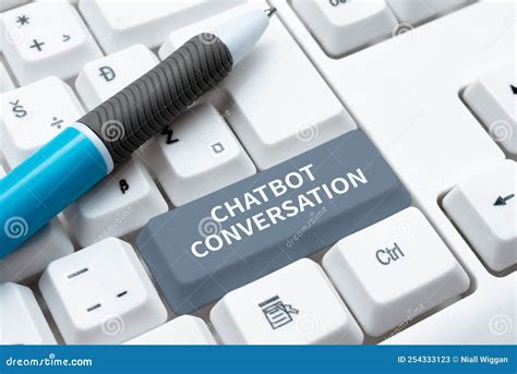 Conceptual Caption Chatbot Conversation Business Idea Chatting With