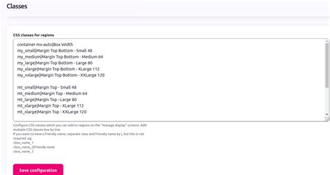 Predefined Custom Classes And Multi Value Section 3277859