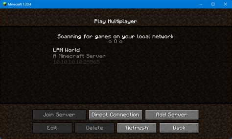 LAN Announcer Screenshots Minecraft Mods CurseForge