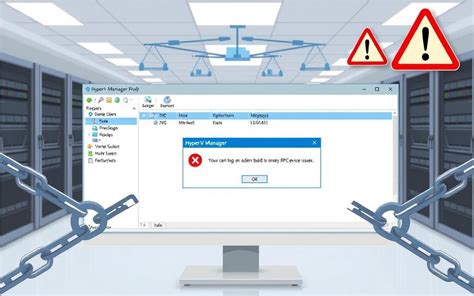resolving rpc service issues in hyper v manager
