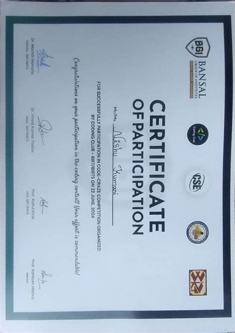 Nishu Kumari On Linkedin Coding Club