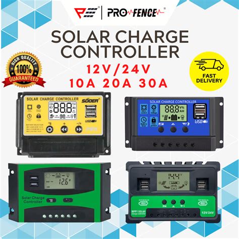 12v24v 20a30a Suoer Solar Controller Auto Usb Charge Controller Solar