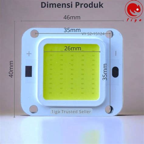 Mata Lampu LED 3 Volt 3 7Volt DC 20 25W Chip LED Lampu Sorot Tegangan Rendah Lazada Indonesia