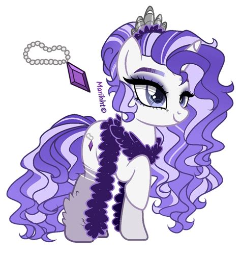 Mlp Next Gen Adoptable Rarity X Fancy Pants By Marihht On Deviantart