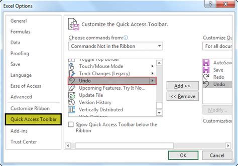 Redo Shortcut In Excel How To Use Undoredo Commands