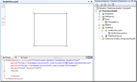 Create An Excel 2007 Vsto Add In Adding A Wpf Control · Mathias