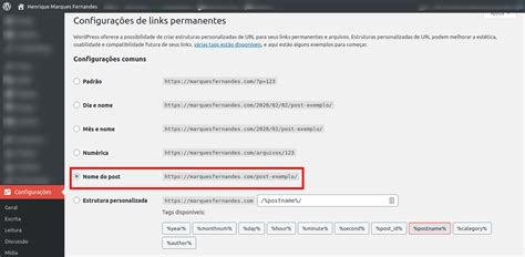 Remover A Data Da Urllinks Permanentes E Redirecionar No Wordpress