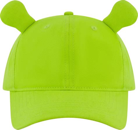 Shrek Baseball Cap Adult Cotton Dad Hat With Curved Brim And 3d Ears