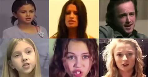 Rare Celebrity Audition Tapes Video Popsugar Entertainment