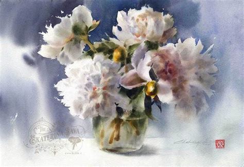 Pin Di Danielle Martino Su Aquarelle Fleurs Acquerello Floreale