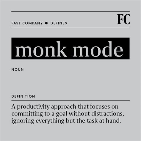 ‘monk Mode Is The New Productivity Trend That Promises To Improve