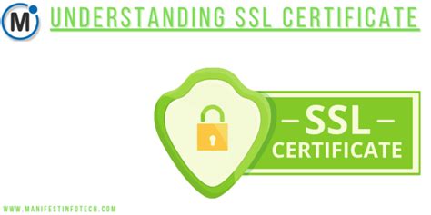 understanding ssl certificate manifest infotech
