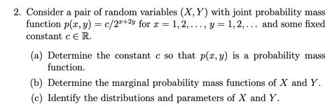 Solved Consider A Pair Of Random Variables X Y With Chegg