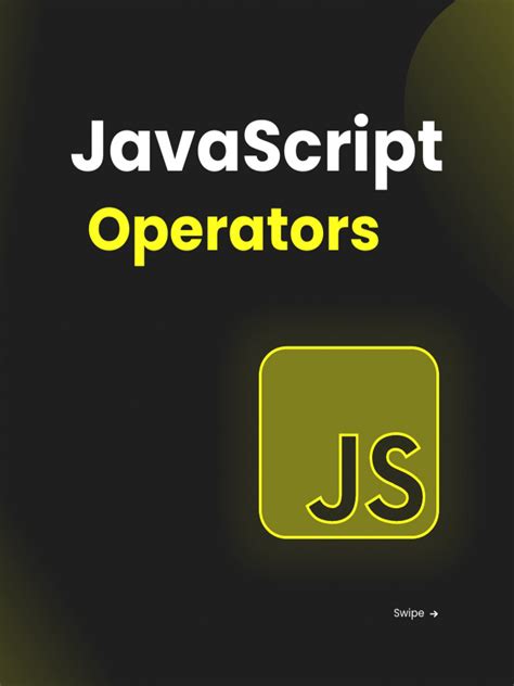 Master Javascript Operators Pdf Business Computers