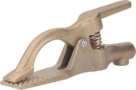 Welding Ground Clamp 500a Brass Ground Welding Earth Clamp 35mm Opening High Hardness Welder