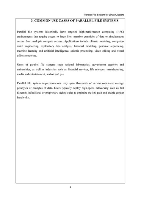 Parallel File System For Linux Clusters Pdf