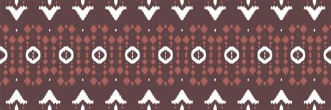 Ikat Seamless Tribal Cross Seamless Pattern Ethnic Geometric Batik Ikkat Digital Vector Textile