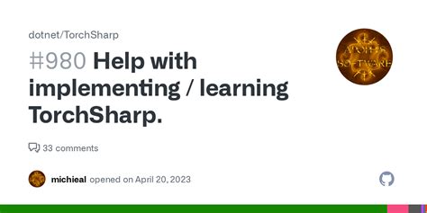 Help With Implementing Learning Torchsharp Issue Dotnet Torchsharp Github