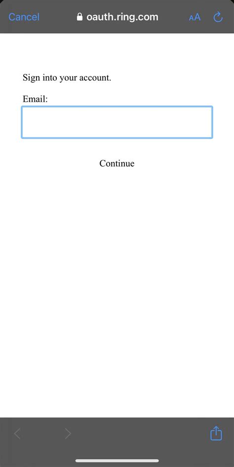 oauth login error r ring