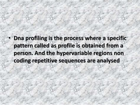 Forensic Dna Profiling Pptx Genealogy And Ancestry Hobbies