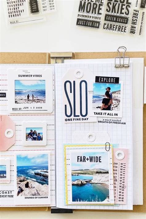 Journal De Voyage Et Si Vous Optiez Pour Le Scrapbooking Cocon Décoration And Slow Living