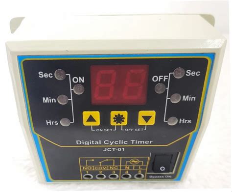 Model Name Number JCT Panel Digital Cyclic Timer For Industrial Voltage V Ac At Rs