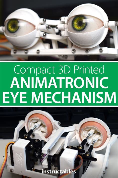 How To Build A Simple D Printed Arduino Animatronic Eye Mechanism Eroppa Eroppa