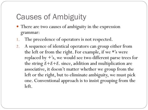 Ppt Removing Ambiguity Powerpoint Presentation Free Download Id2475693