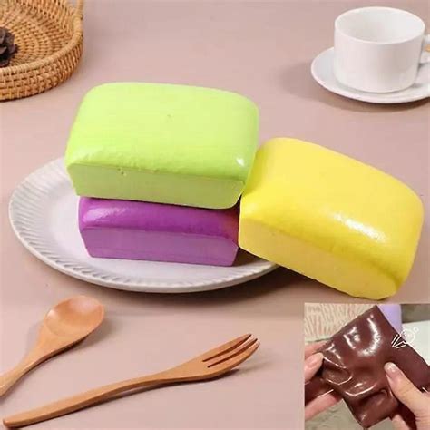 Sticky Bread Squishysticky Toast Squishytoast Sliced Bread Stress Toy