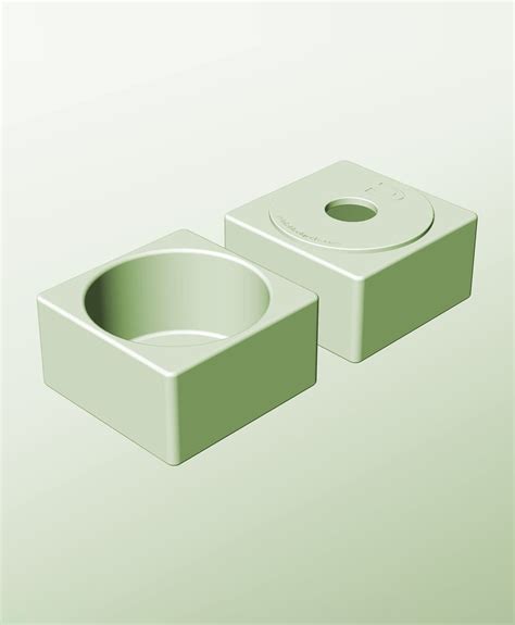 Cs128 75 P Stackable Pierced Component Box For Creative Makers 3d Model By Printable Objects