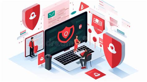 Protecting Digital Privacy The Significance Of World Data Protection Da Stock Illustration