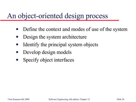 Object Oriented Design In Software Engineering Se12 Ppt