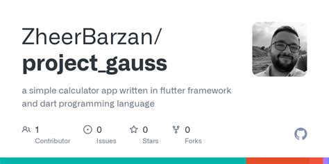 github zheerbarzan project gauss a simple calculator app written in