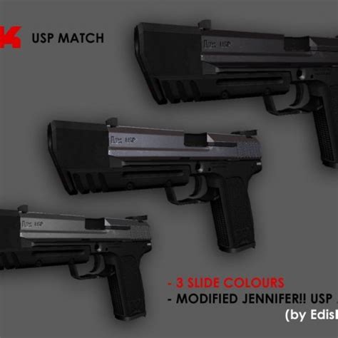 Usp Match Usp Counter Strike Condition Zero Weapon Models Goldsrc Warehouse Hl1