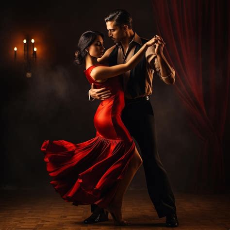 A Couple Doing Tango Dance Generative Ai Premium Ai Generated Image