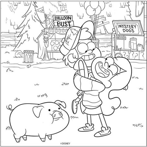 Dibujos De Gravity Falls Para Colorear 10 Plantillas Para Imprimir De La Serie Animada