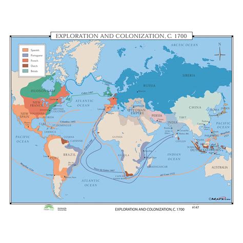 147 Exploration And Colonization 1700 The Map Shop