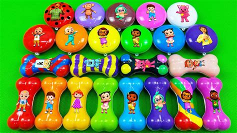 Rainbow Slime Looking Pinkfong Cocomelon Numberblocks Alphablocks Cake Bones Coloring
