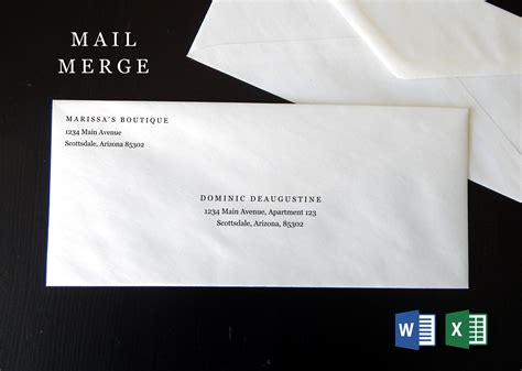 How To Same An Envelope Address Template In Word Systemgawer