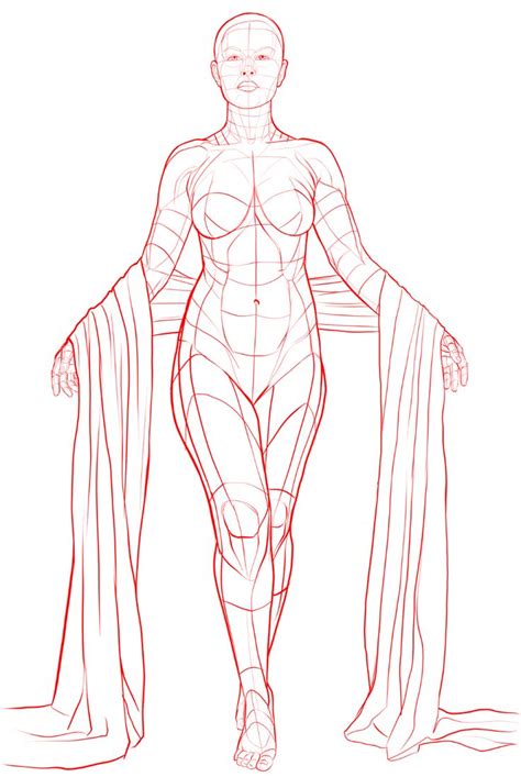 Human Female Reference Drawing Tutorial Of Drawing Female Body