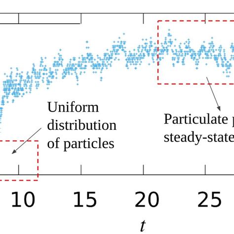 Temporal Evolution From The Initially Homogeneous To The Steady State