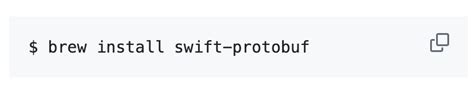 Markdown Shell Commands Copy Usability In Docs Issue Apple Swift Protobuf GitHub