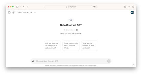 data contract gpt data contract gpt for the data contract