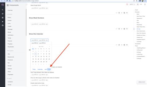 daterangepicker with prop showonecalendar has broken ok button · issue
