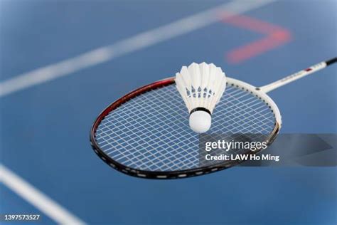 Badminton Birdie And Racket