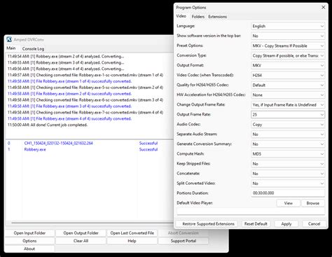 Dvrconv And Engine Update More Formats And Hardware Accelerated